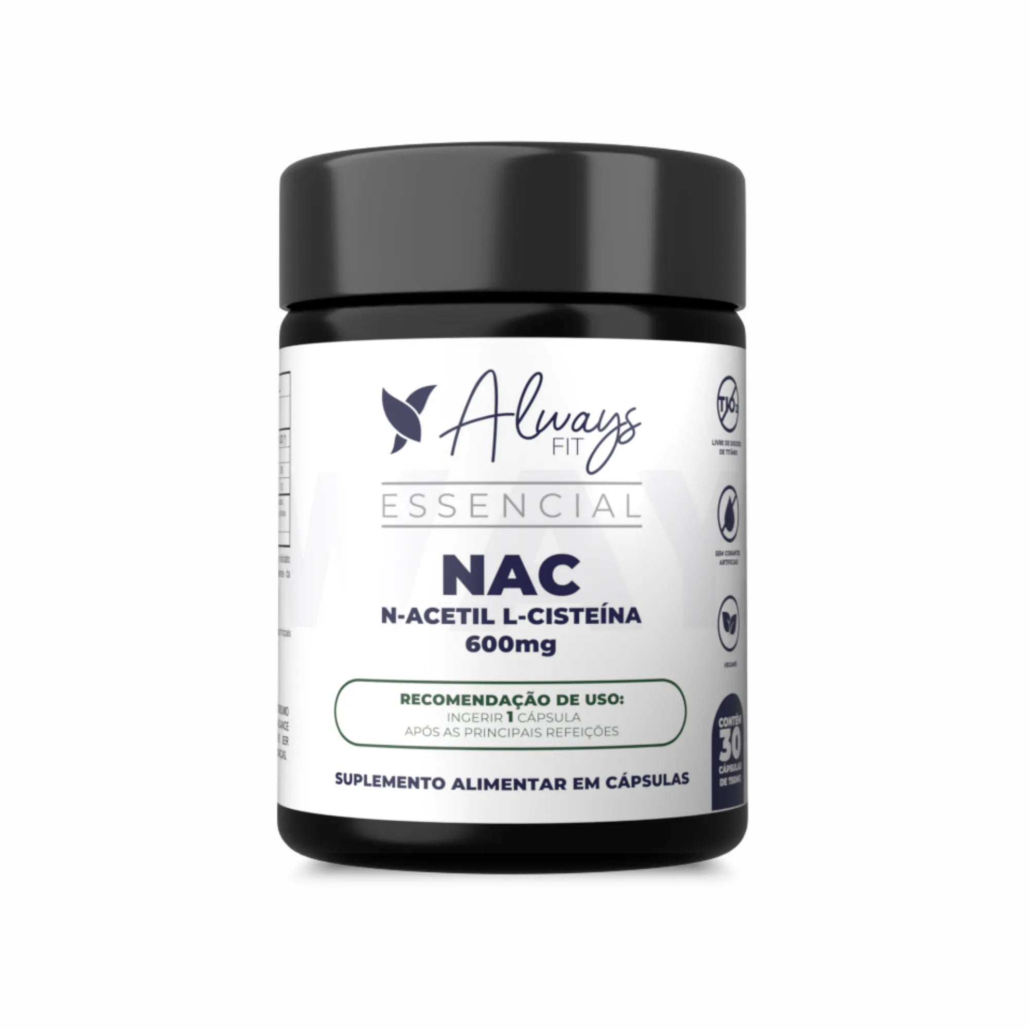 NAC (N-Acetil L-Cisteína) - 30 Cápsulas