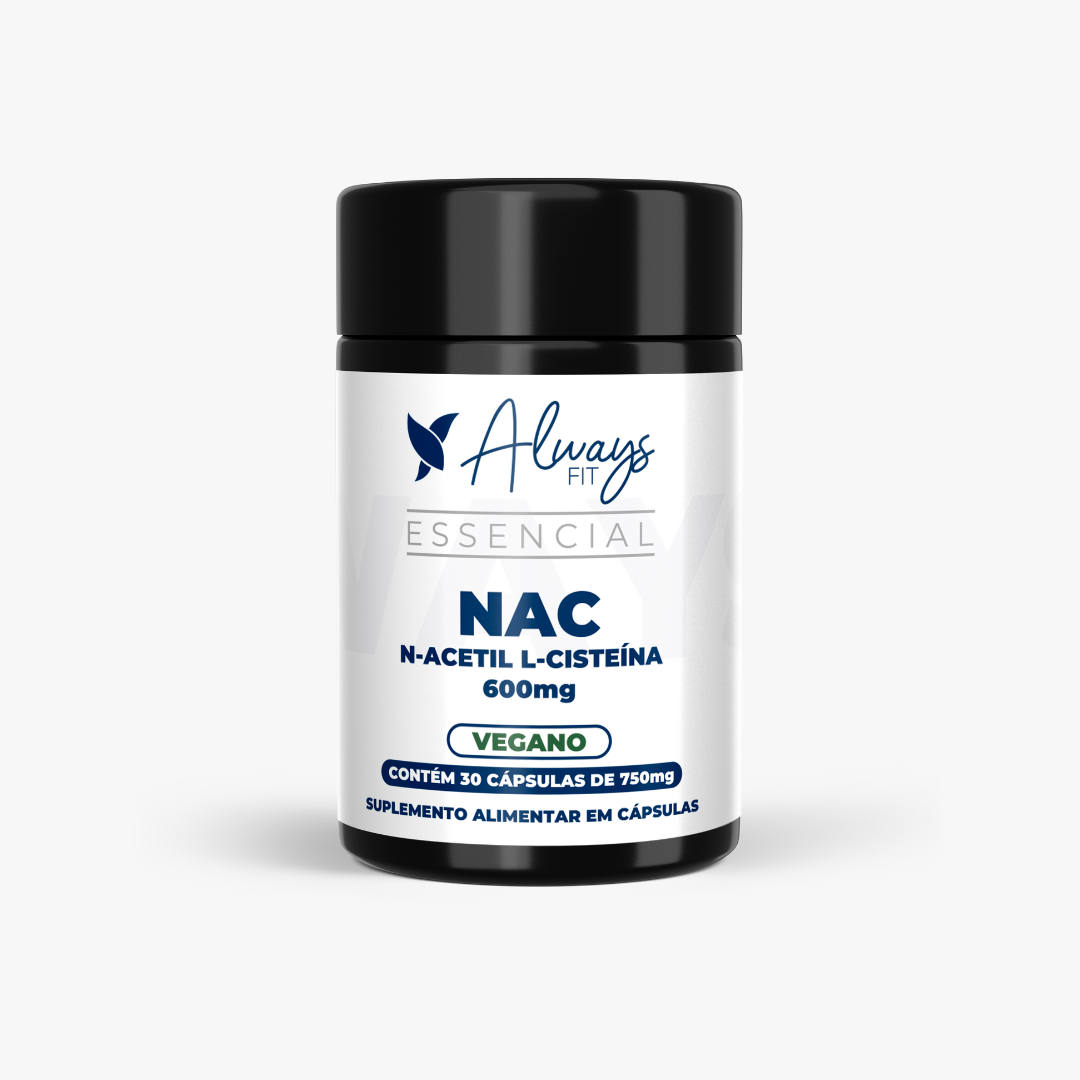 NAC (N-Acetil L-Cisteína) - 30 Cápsulas