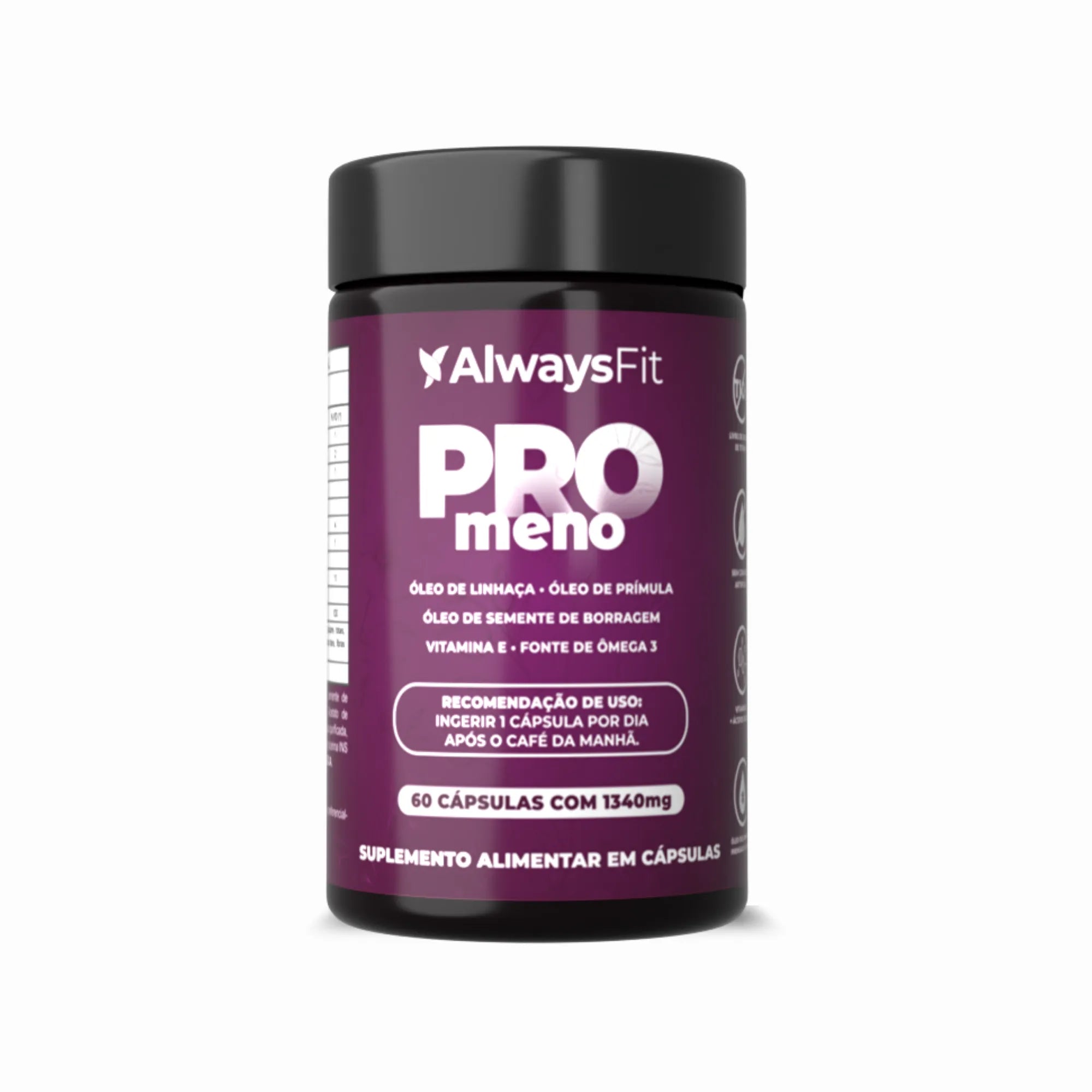 ProMeno – Óleo de Borragem, Prímula, Linhaça e Vitamina E 60 Cápsulas