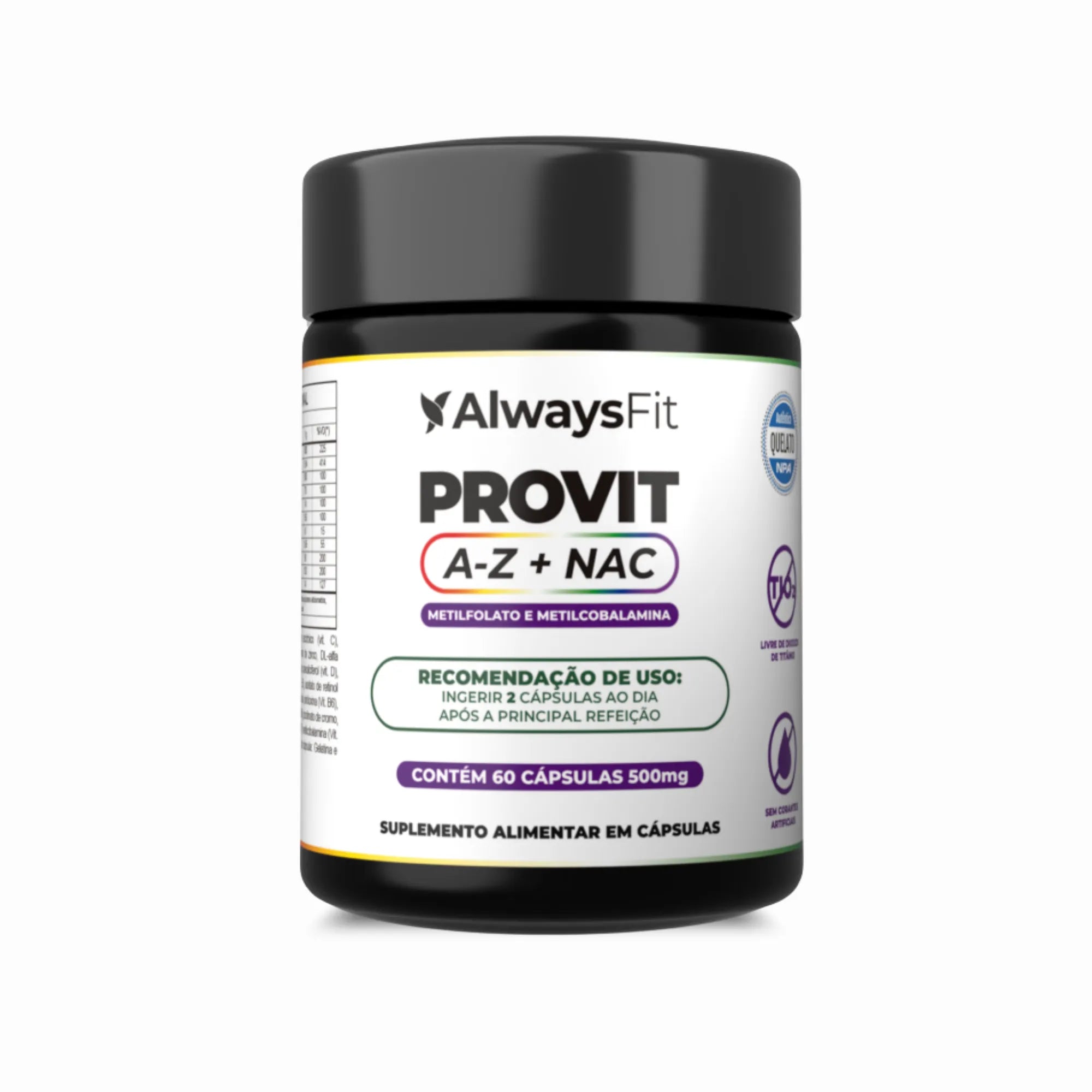 Super Multivitamínico de A a Z Dose Completa - Always Fit